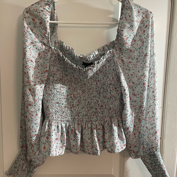 Shinestar | Tops | Floral Boho Top | Poshmark